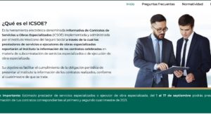 Informativa de Contratos de Servicios u Obras Especializados (ICSOE ...
